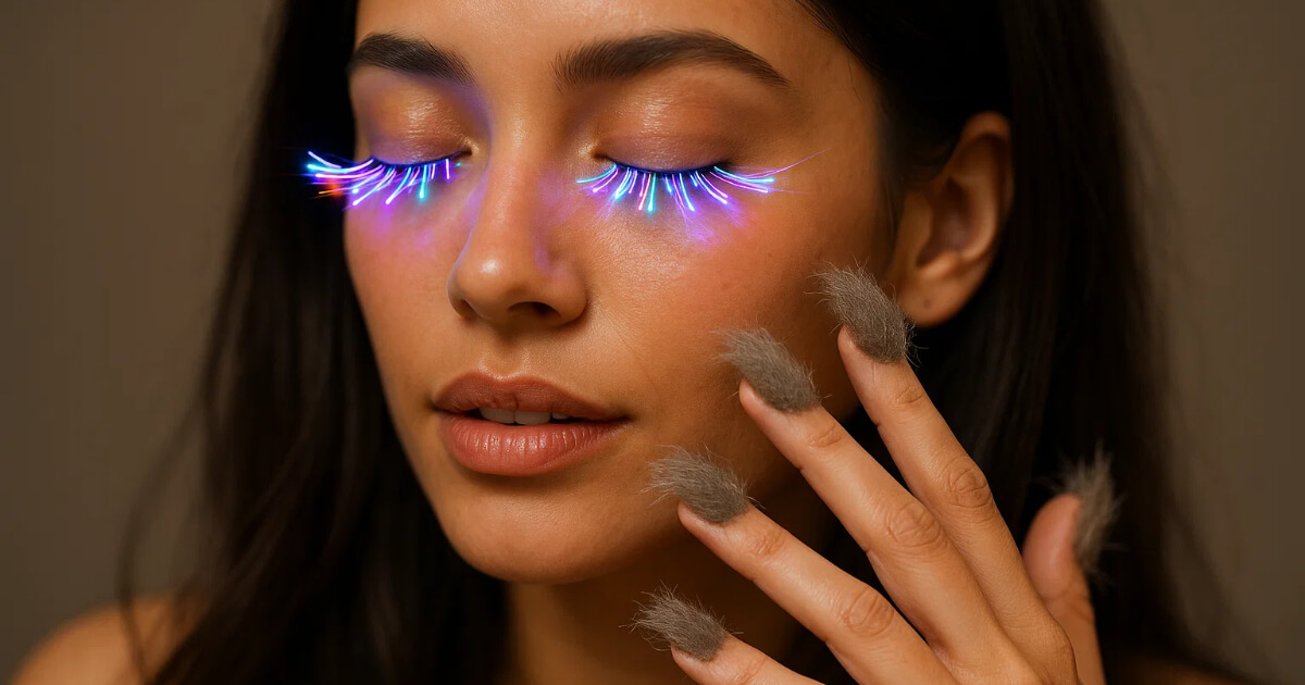 LED Eyelashes, Hairy Nails & New Beauty Trends